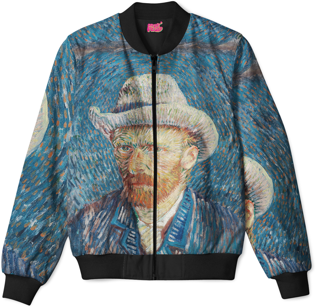 Vincent van Gogh - Self Portrait Bomber Jacket – printfloyd