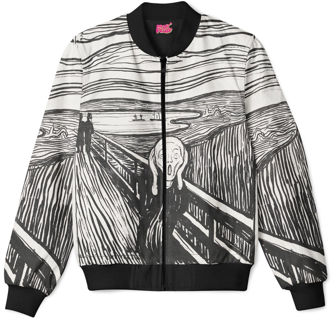 Scream Bomber Jacket – printfloyd